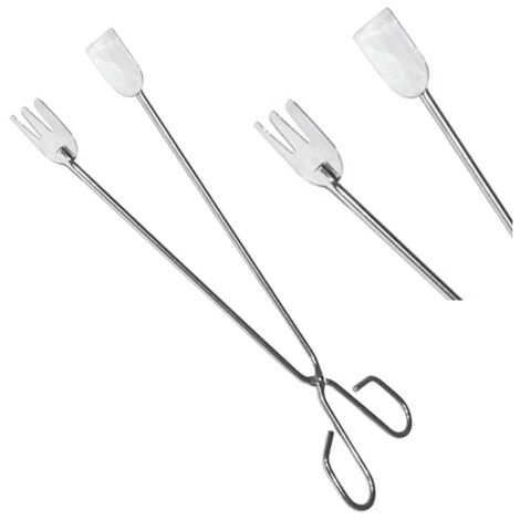 Fischzange aus Edelstahl. 35cm