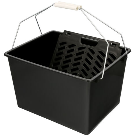 Farbeimer 15 Liter mit Gitter. Aus Plastik hergestellt