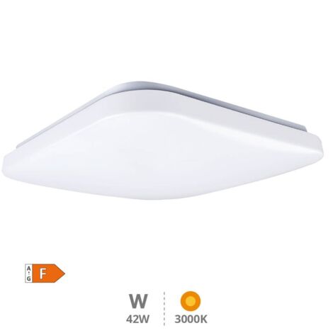 Quadratische LED-Deckenleuchte Bogen 42W 3000K