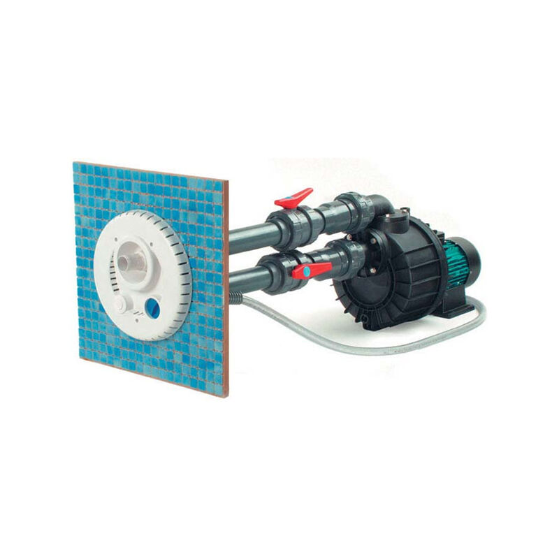 Komplettes gegenstrom-schwimmset 63 m3/h 3 ps dreiphasig - Espa - kit ...