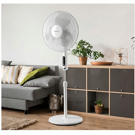 Standventilator 40 cm, 40 w, 3 geschwindigkeiten, weiß - Supra - KALIS