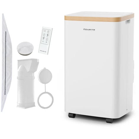 Mobile monoblock-klimaanlage 3500 w 46 m2 mit fenstersatz - Rowenta ...