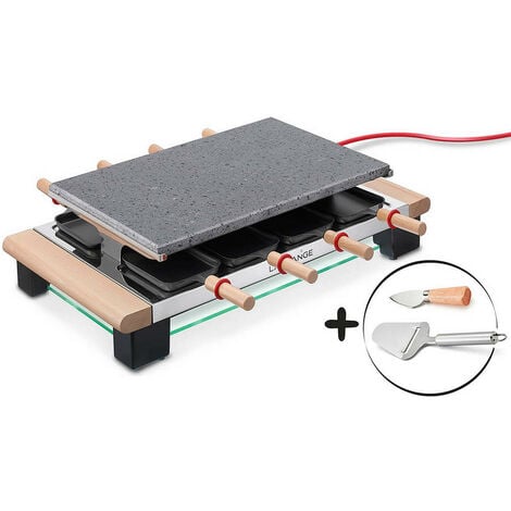 Raclette maschine 8 personen 1000w + grillstein - Lagrange - 399003