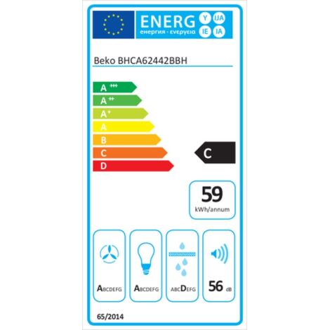 Cappa Classica BEKO BHCA62442BBH Nero