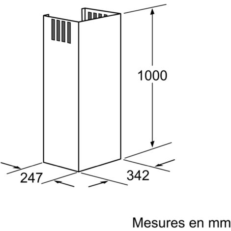 prolunga camino cappa in acciaio inox - z5906n1 - neff
