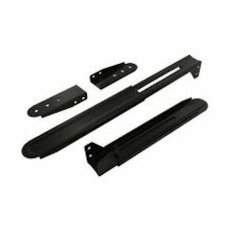 Black microwave standard support