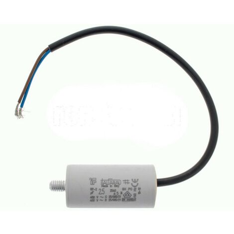 Capacitor Work Standard 25mf 450V with cable