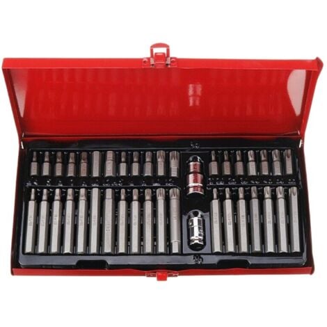 Set 40Pz Inserti Professionali Bussole Esagonali Torx Exa Xsn Lunghi Corti