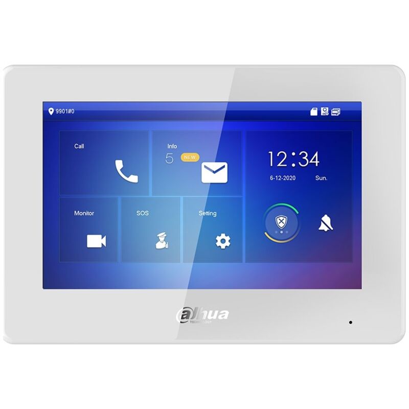 Moniteur vidéo IP tactile 7" 2 fils