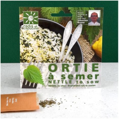 Sachet graines fleurs comestibles - Orties