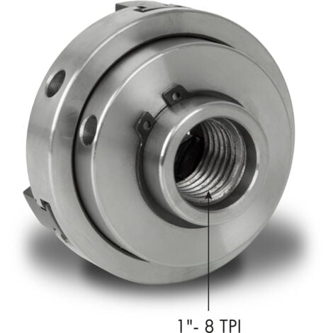 Mandrino 3 griffe Ø80mm autocentrante filetto 1"-8 TPI tornio – EBERTH