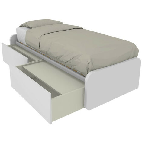 Letto singolo con cassetti 80x190 per cameretta - Design ...