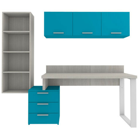 Angolo libreria design con cubotti e cassettiera - Soluzione moderna e ...