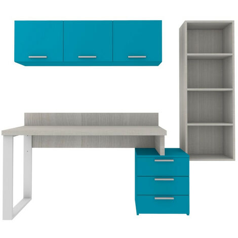 Angolo libreria design con cubotti e cassettiera - Soluzione moderna e ...