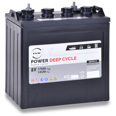 NX - Batterie traction NX Power Deep Cycle 8V 170Ah EHPT