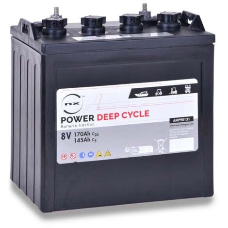 NX - Batterie traction NX Power Deep Cycle 8V 170Ah EHPT