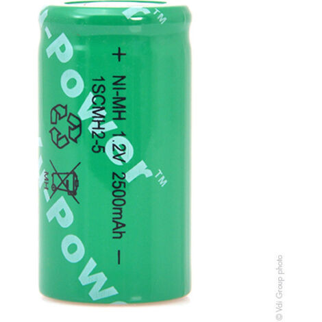 Yuasa - Accus NiMH ls SC 1SCMH2-5 HT 1.2V 2500mAh FT