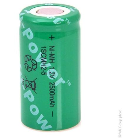 Yuasa - Accus NiMH ls SC 1SCMH2-5 HT 1.2V 2500mAh FT
