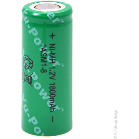 Yuasa - Accus NiMH ls 4/5A 1ASM1-8 1.2V 1800mAh FT