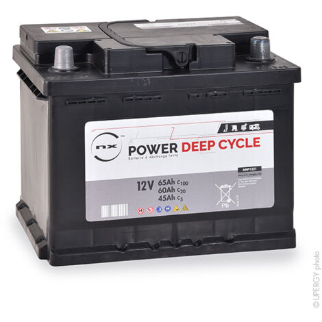 NX - Batterie traction NX Power Deep Cycle 12V 60Ah Auto