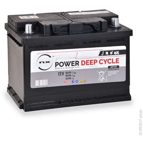NX - Batterie traction NX Power Deep Cycle 12V 80Ah Auto