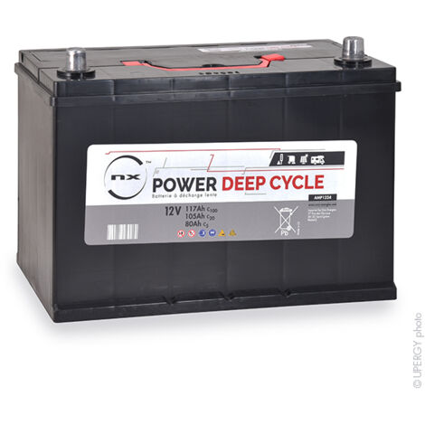 NX - Batterie traction NX Power Deep Cycle 12V 105Ah Auto