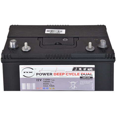 NX - Batterie traction NX Power Deep Cycle DUAL 12V 100Ah