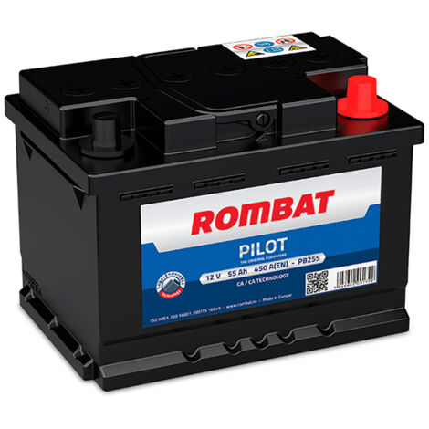Rombat - Batterie voiture Rombat Pilot PB255 12V 55Ah 450A