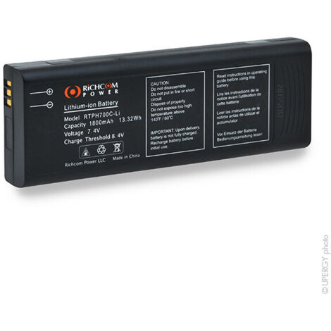 NX - Batterie talkie walkie Pour EADS Tetra TPH700 7.4V 1800mAh ...