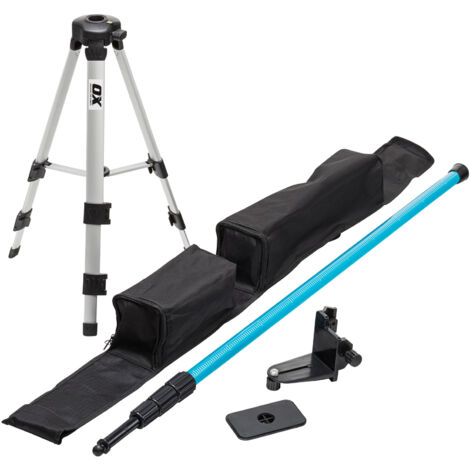 OX Pro Extendable Tripod and Pole for Laser Levels - 3200mm (1 Unit)