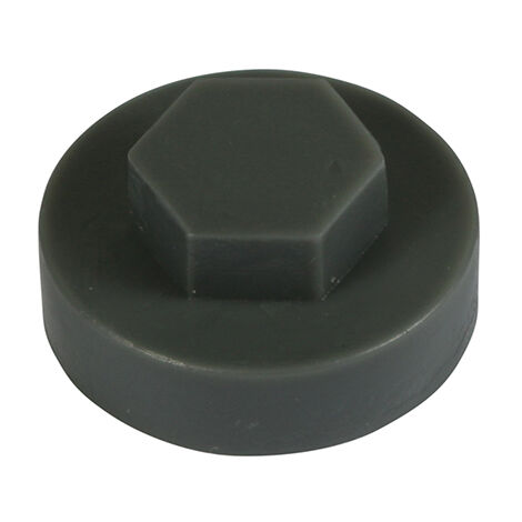 TIMCO Hex Head Cover Caps Slate Grey - 19mm