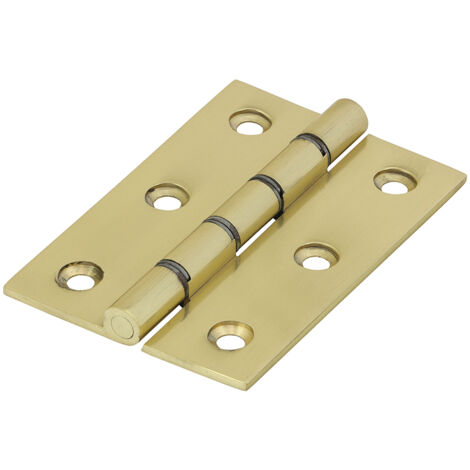 TIMCO Double Washered Brass Hinges Polished Brass - 76 x 50