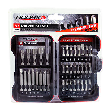 TIMCO Mixed S2 Driver Bit Set - 37pc