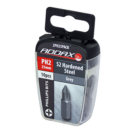 TIMCO Phillips Driver Bit S2 Grey - No.2 x 25