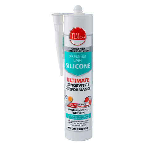 TIMCO Premium LMN Silicone Sealant White - 300ml