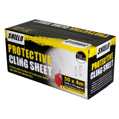 TIMCO Protective Cling Dust Sheets - 50m x 4m