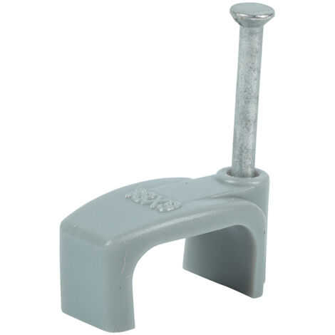 TIMCO Flat & Twin Cable Clips Grey - To fit 10.0mm
