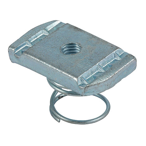 TIMCO Channel Nuts Short Spring Silver - M6