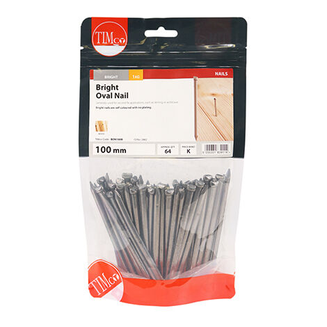 TIMCO Oval Nails Bright - 100mm