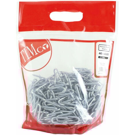 Timco Presser Point Staples - Galvanised (25 x 2.65mm) 60 Pack