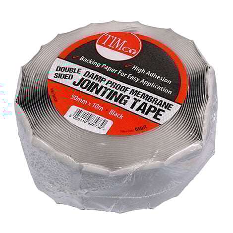 TIMCO Double Sided Damp Proof Membrane Jointing Tape - 10m x 50mm
