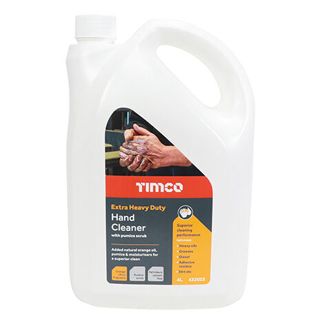 TIMCO Extra Heavy Duty Hand Cleaner Hand Pumice Scrub Orange - 4L