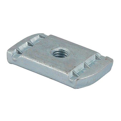 TIMCO Channel Nuts Without Spring Silver - M6