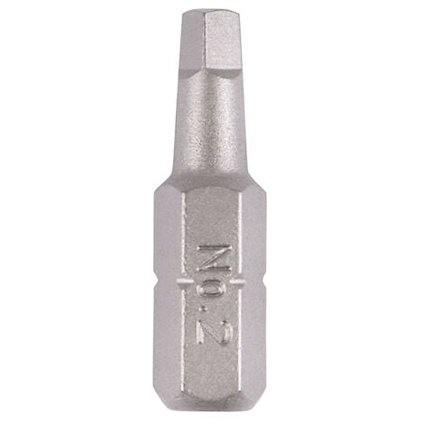 TIMCO Square Driver Bit S2 Grey - No.2 x 25