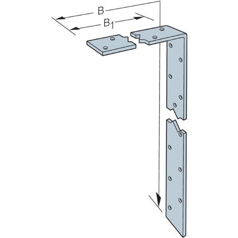 Simpson Strong-Tie Bent Heavy Duty Restraint Strap - 1500mm (1 Unit)