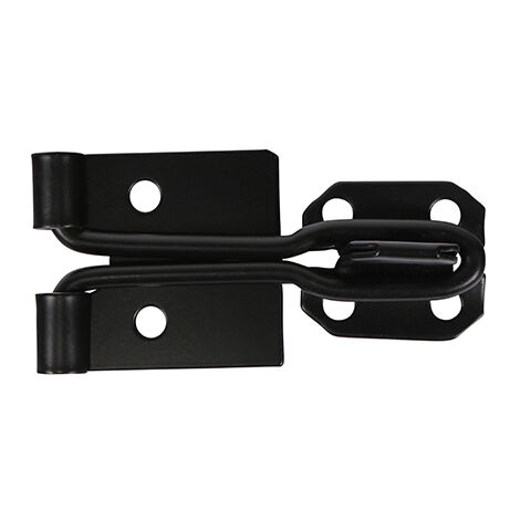 TIMCO Hasp & Staple Wire Pattern Black - 4"