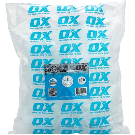 OX Pro Level Tile System Spacers - 2 x 22mm (250 Pack)