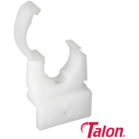 Talon EZ Joist Pipe Clips White - 22mm