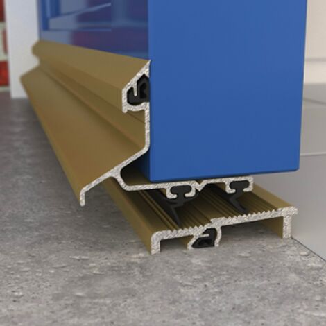 Exitex Kleertred 25 Draught & Weather Door Seal (Silver) - 1220mm (1 Unit)