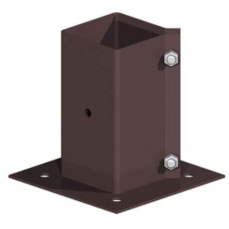 Epoxy Brown Swift Clamp Bolt Down Post Support Shoe for 2.75in Posts ...